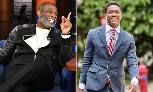 Coach Prime has 3-word reaction to Colorado star finally getting NFL ...