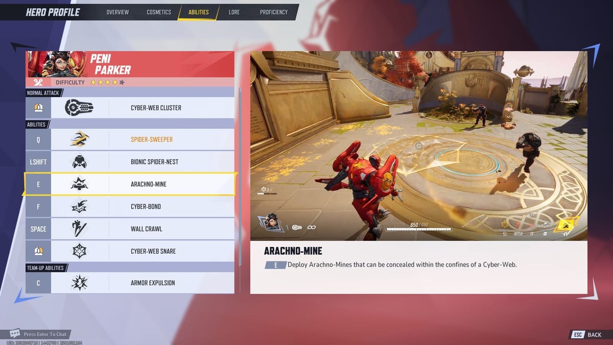 Marvel Rivals Peni Parker guide: Abilities, how to play, and more