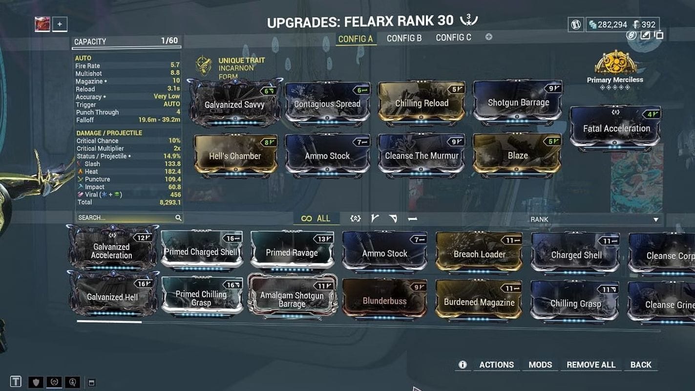 Warframe: Complete Felarx build guide