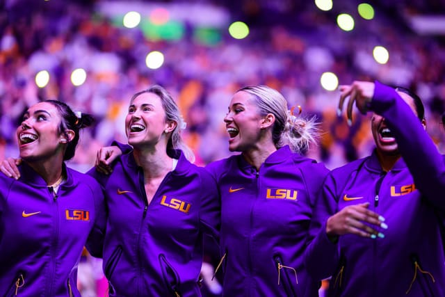 LSU Gymnastics registers record-high attendance in thrilling SEC home ...
