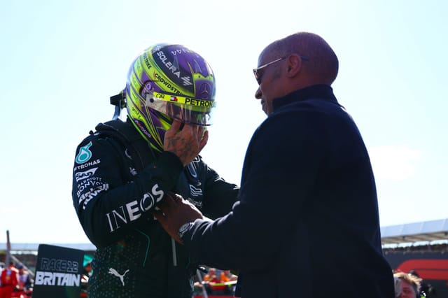 Watch: Lewis Hamilton and his father share a moment before the 7x world ...