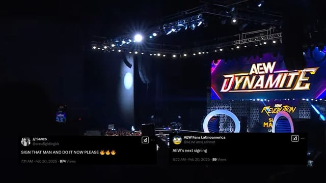 "AEW's next signing," "SIGN THAT MAN," - Fans erupt in joy after 27 ...