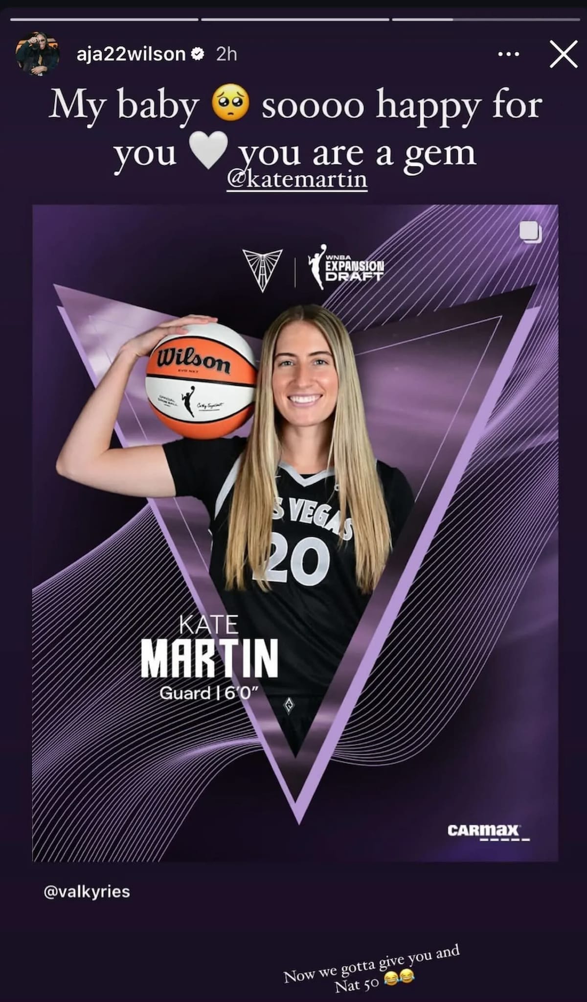 "We’re shook, we’re stunned" - A'ja Wilson opens up on Kelsey Plum’s ...