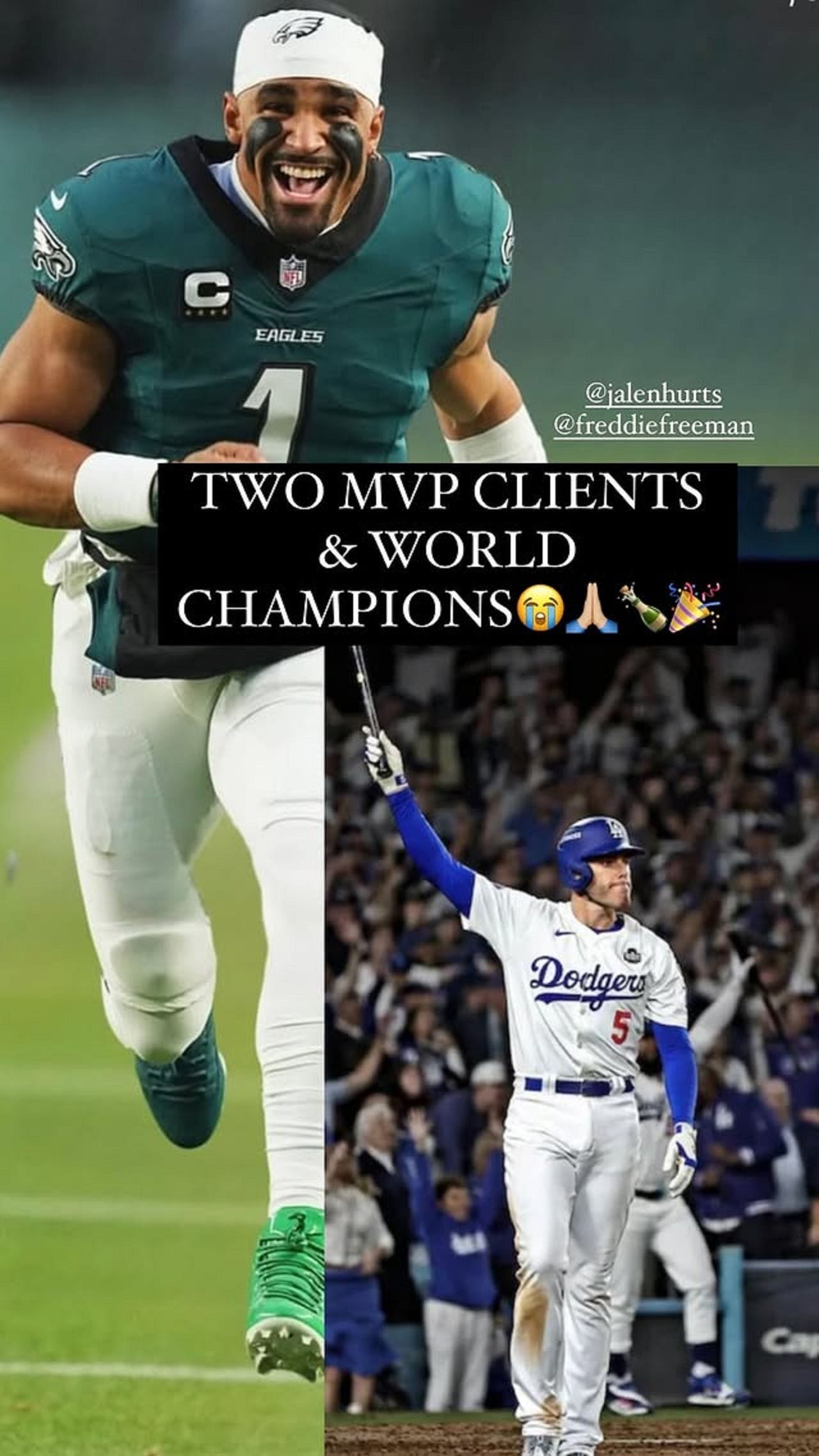 Freddie Freeman's stylist scores big again with Jalen Hurts' Super Bowl LIX MVP triumph
