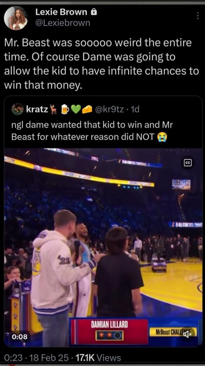 "MrBeast was sooooo weird the entire time": Storm's new star Lexie ...