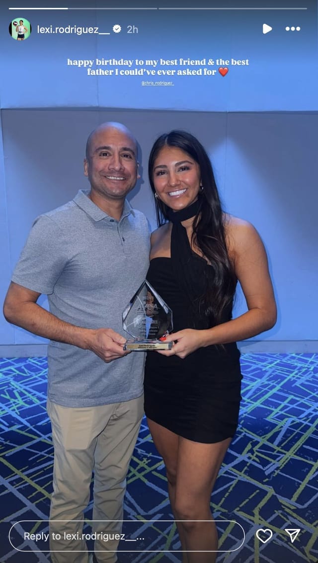 "So lucky to call you dad"- Former Nebraska Volleyball player Lexi ...