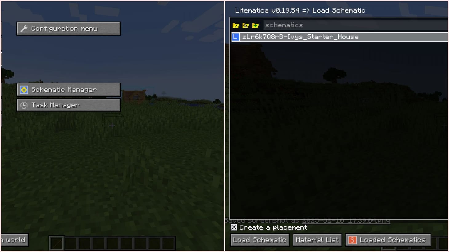 How to build houses using blueprints in Minecraft