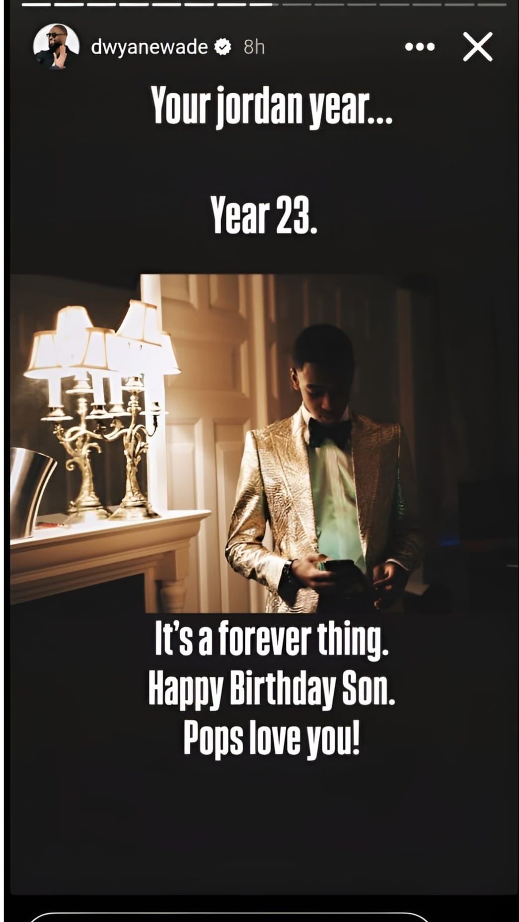 "Your Jordan year": Dwyane Wade celebrates son Zaire Wade's milestone ...