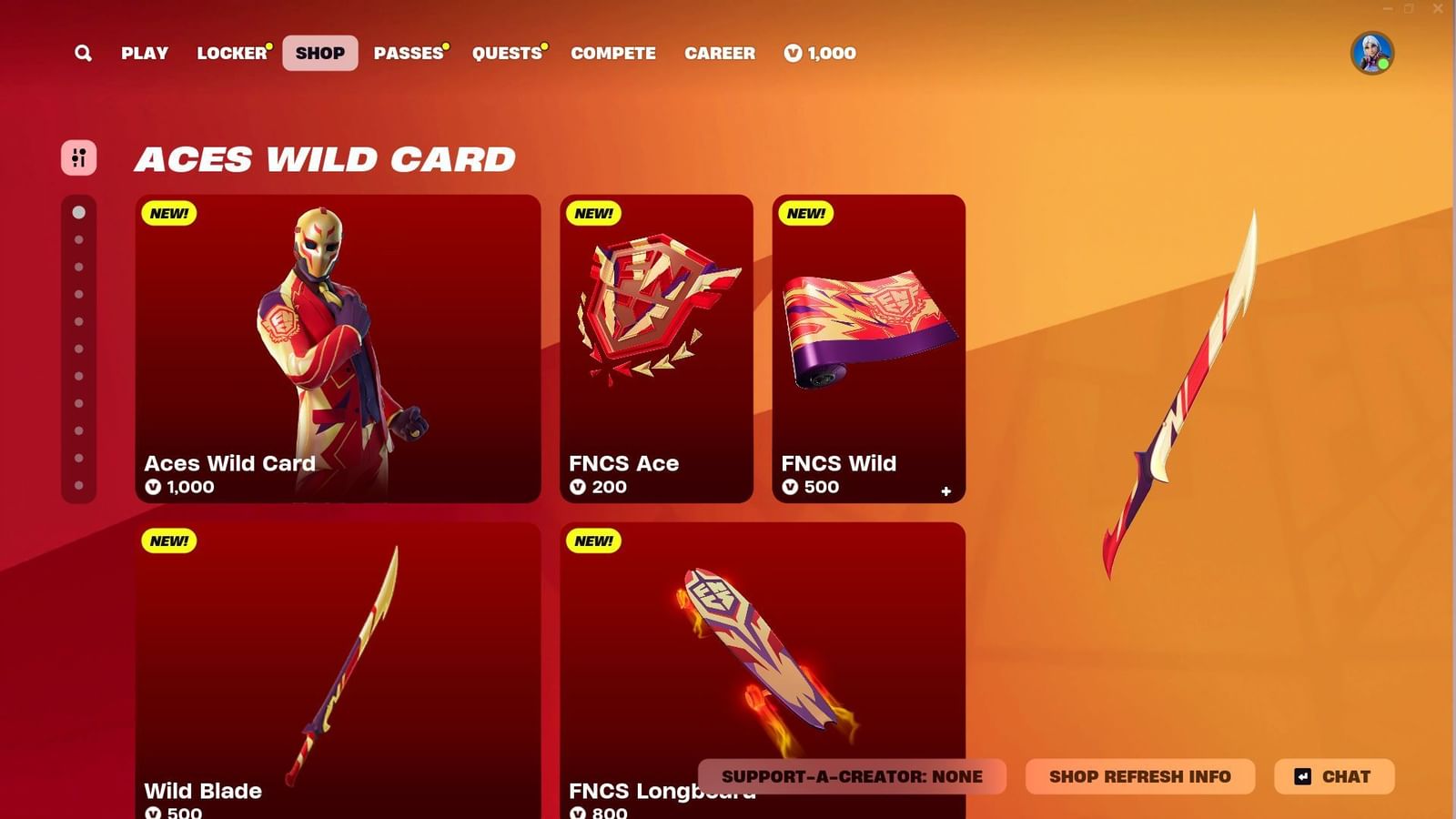 How to get the Aces Wild Card skin in Fortnite