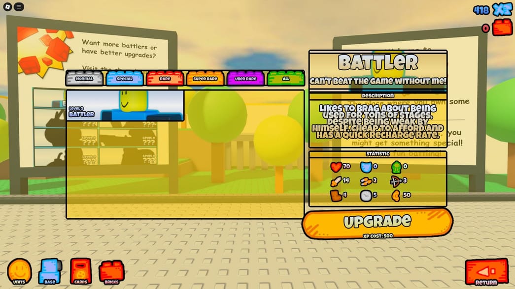 How to play The Battle Bricks