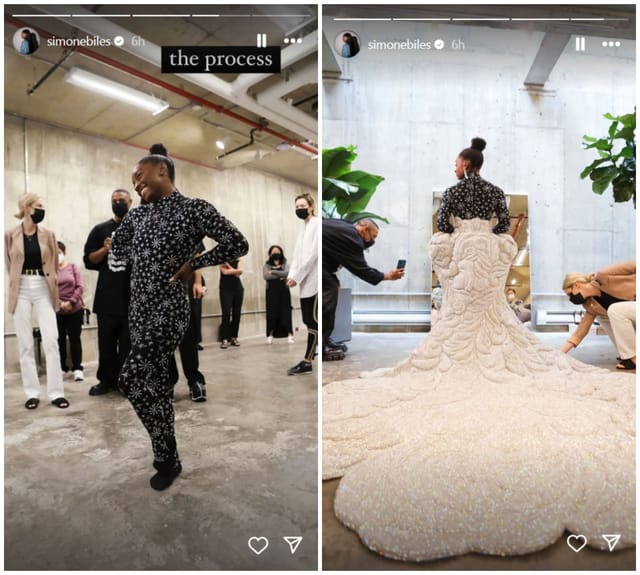 Simone Biles goes down memory lane as she shares the process of iconic ...