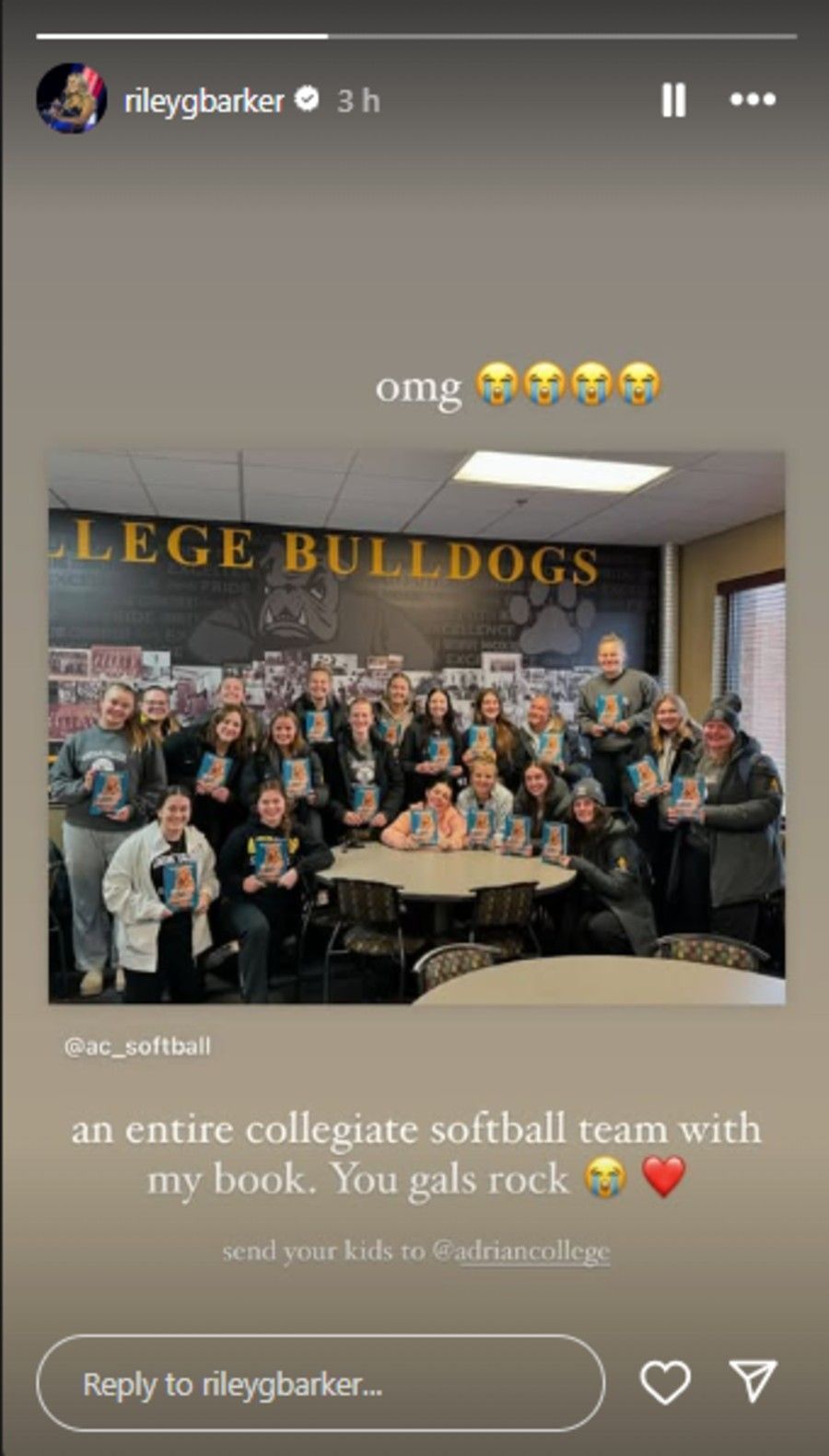 "You gals rock"- Riley Gaines makes her feelings known as Adrian ...