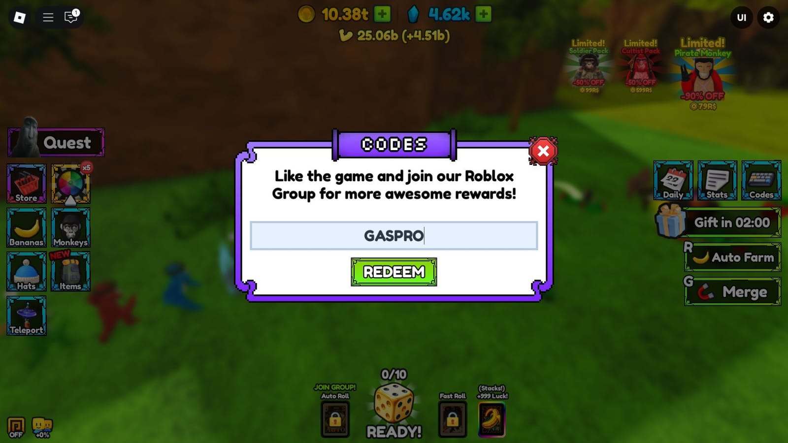 My Monkey Army Codes (February 2025)