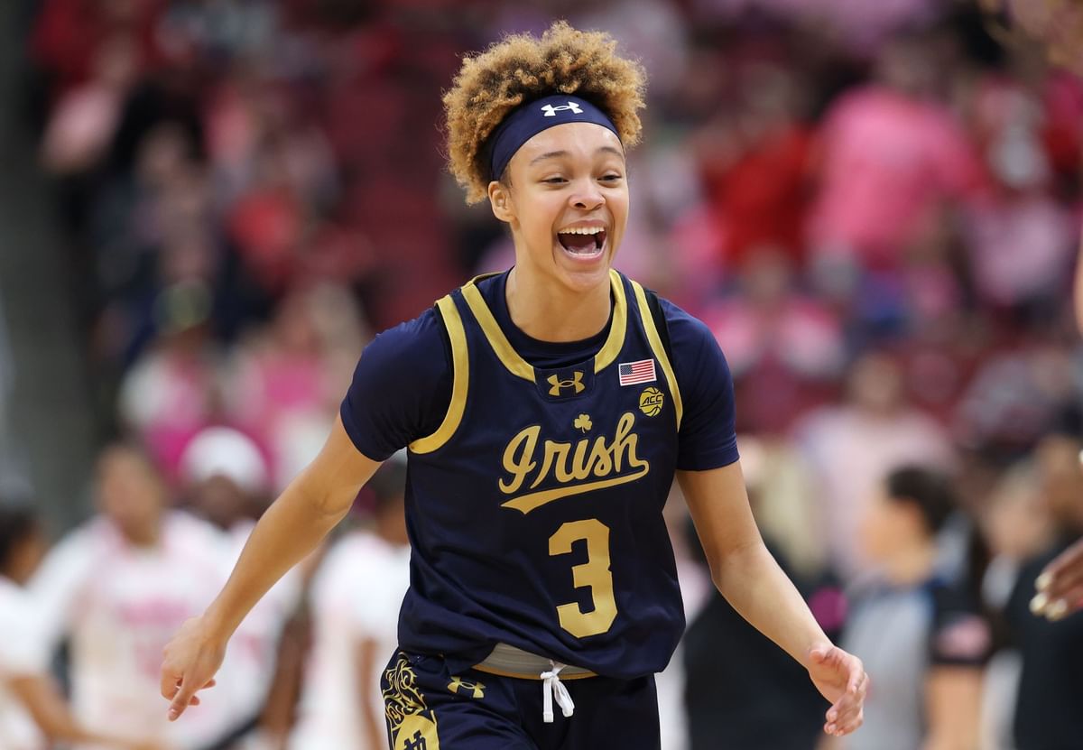 Hannah Hidalgo joins WNBA star Jewell Loyd in elite Notre Dame club after win vs Louisville