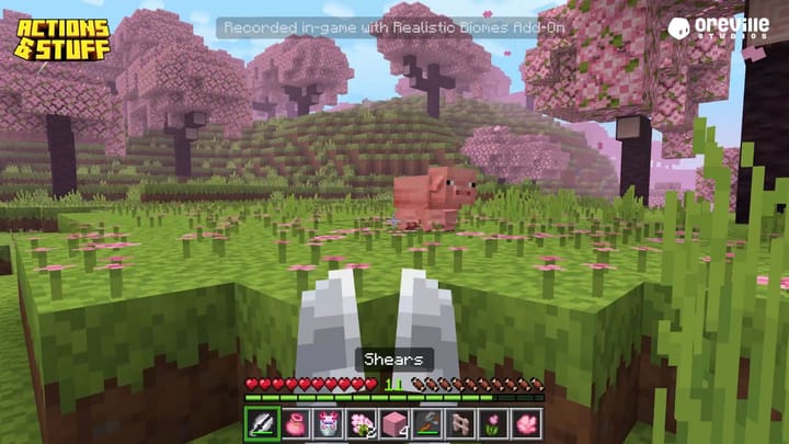 Minecraft Actions & Stuff add-on reveals new features for 1.2 update
