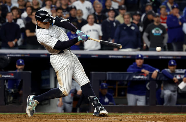 Watch: Aaron Judge brings the hype as he arrives for Yankees Spring ...