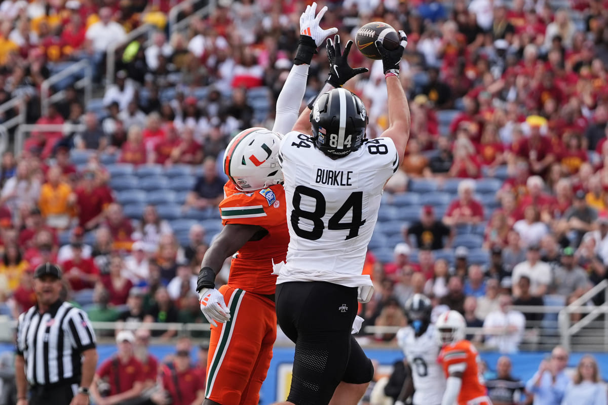 Top 5 Big 12 tight ends ahead of the 2025 college football season ft ...