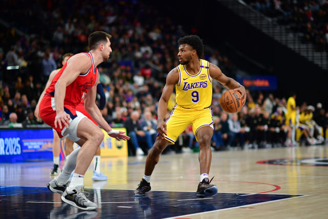 "Gonna carry the Lakers" - Fans in frenzy as Bronny James mimics new ...