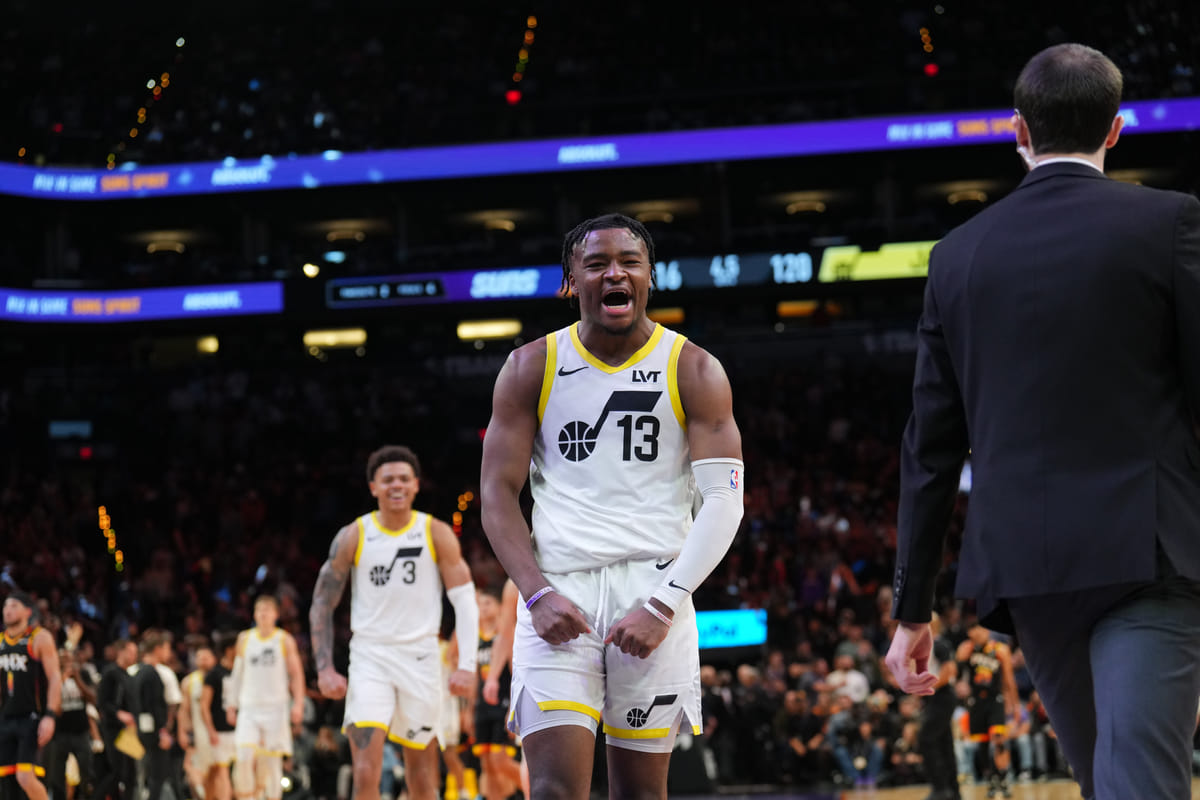 Jazz’s Isaiah Collier talks on rookie growth, chasing John Stockton’s ...