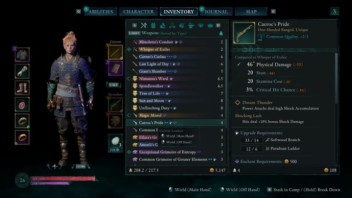 All Unique Guns (Pistols) in Avowed, and how to get them