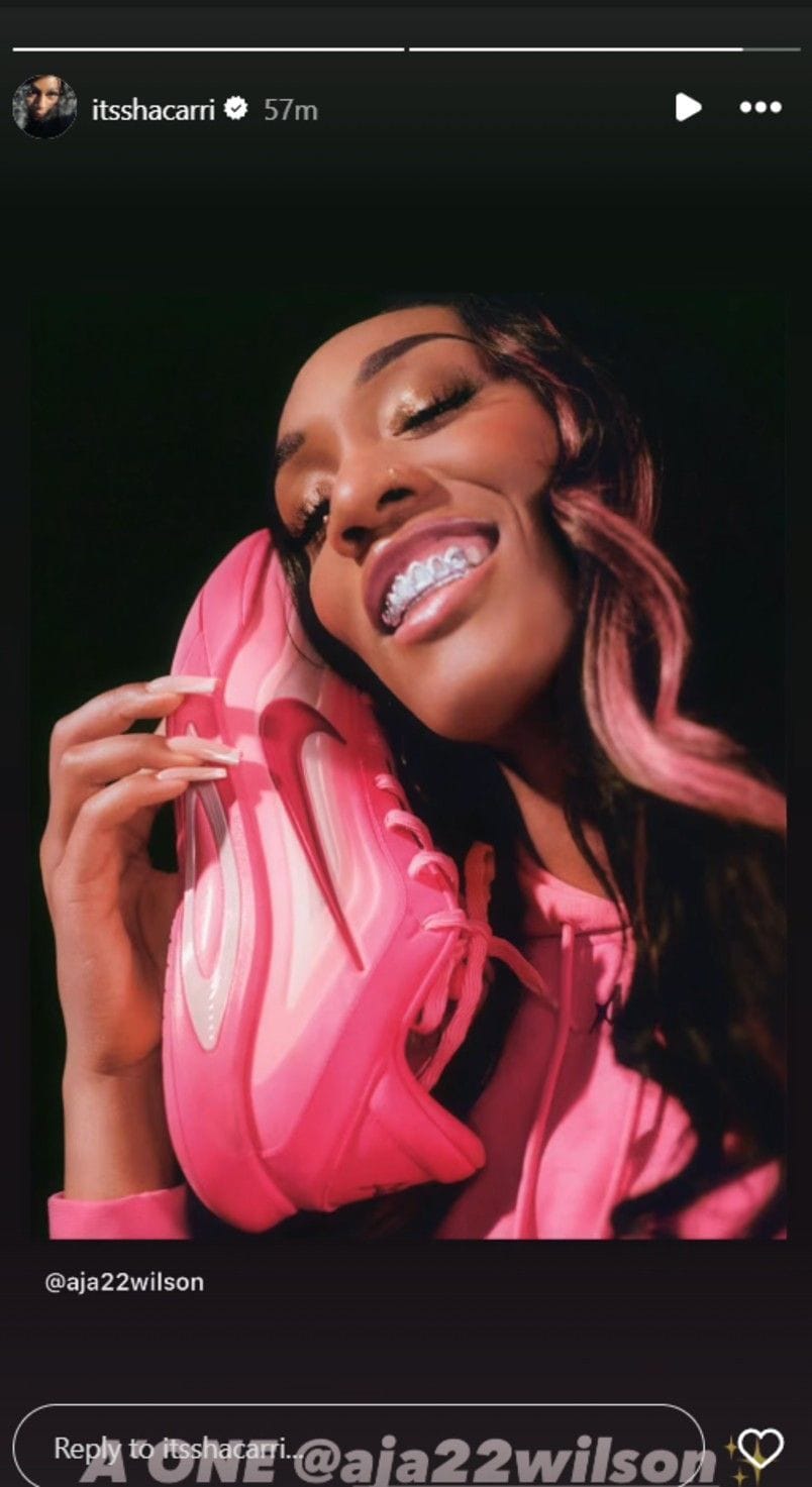 Sha'Carri Richardson drops 1-word reaction as WNBA MVP A'ja Wilson ...