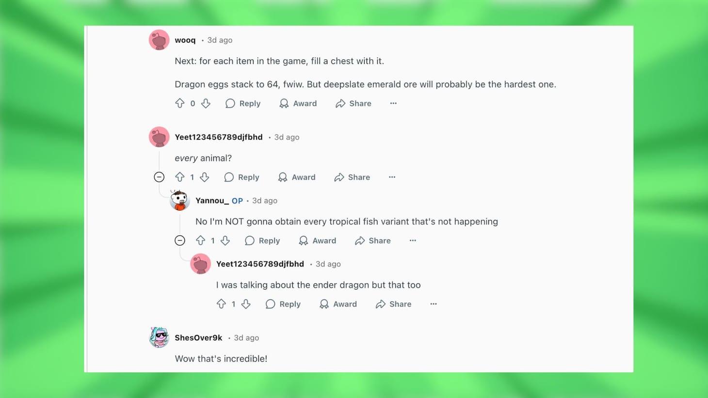 Minecraft player builds zoo featuring every animal mob