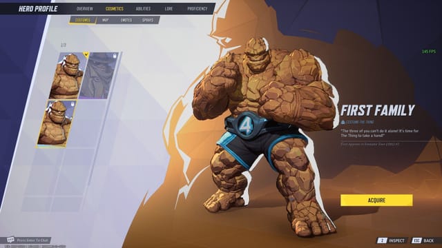 The Thing skin: All Marvel Rivals The Thing skins: Tier list and prices