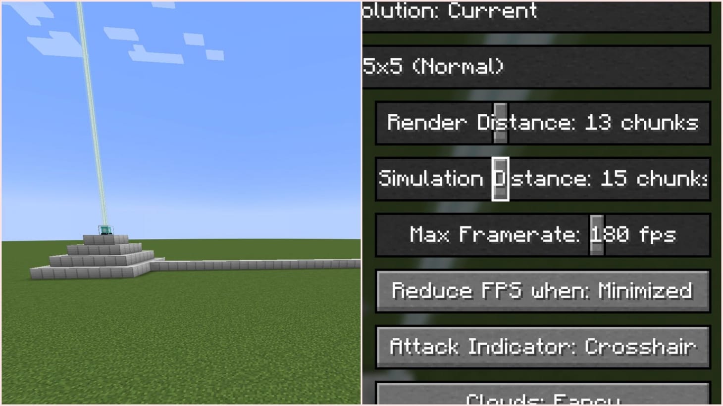 Minecraft beacon range: All you need to know
