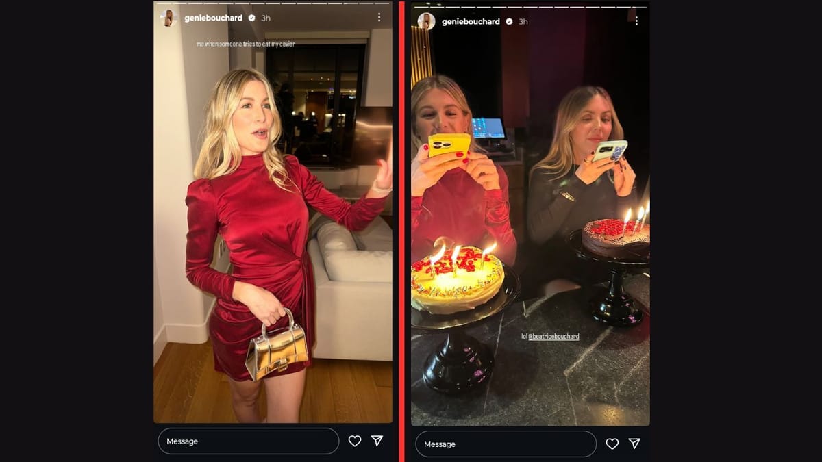 Eugenie Bouchard shows what she did on her birthday, from cocktails ...