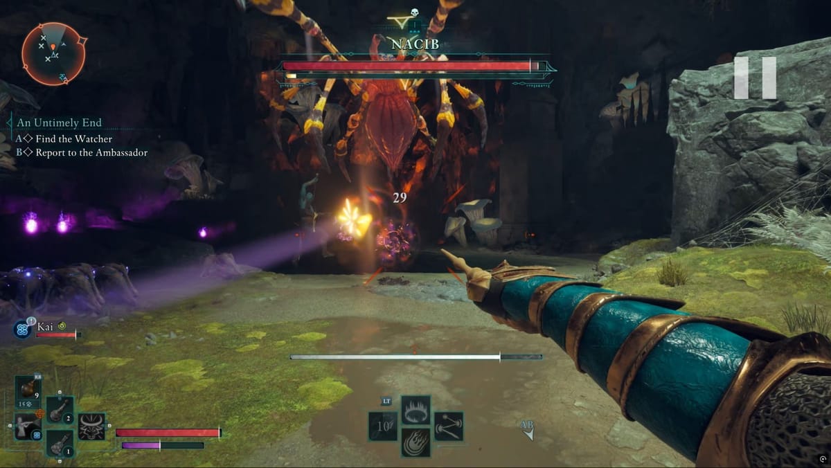 Avowed: How to find and defeat Nacib (Bounty)