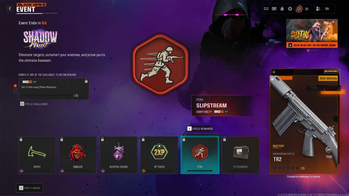 How to unlock Slipstream perk in Black Ops 6