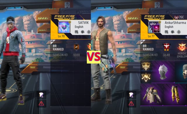 Clash Squad Comparison: Satvik FF vs Ankur Sharma: किसके Free Fire MAX में बेहतर क्लैश स्क्वाड ...