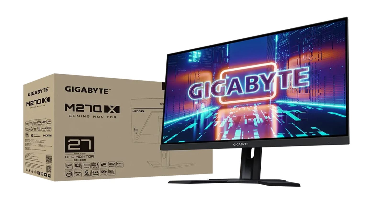 27-inch Gigabyte M27Q X gaming monitor available at lowest price on Newegg