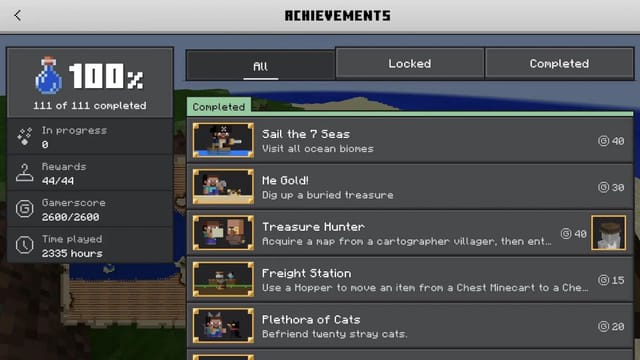 Minecraft player shares interesting ideas for new achievements