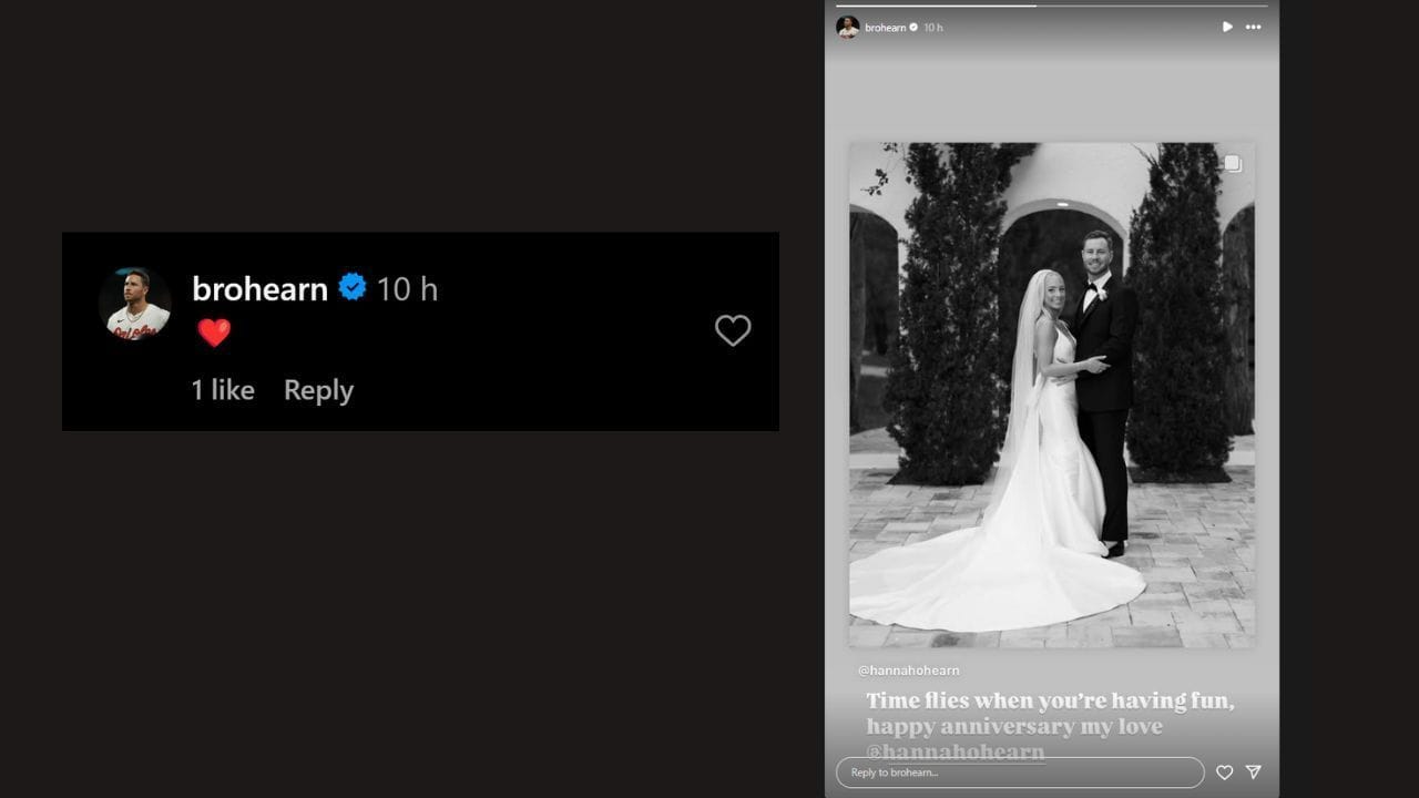 Jackson Holliday's wife Chloe reacts to Ryan O'Hearn's spouse Hannah's ...