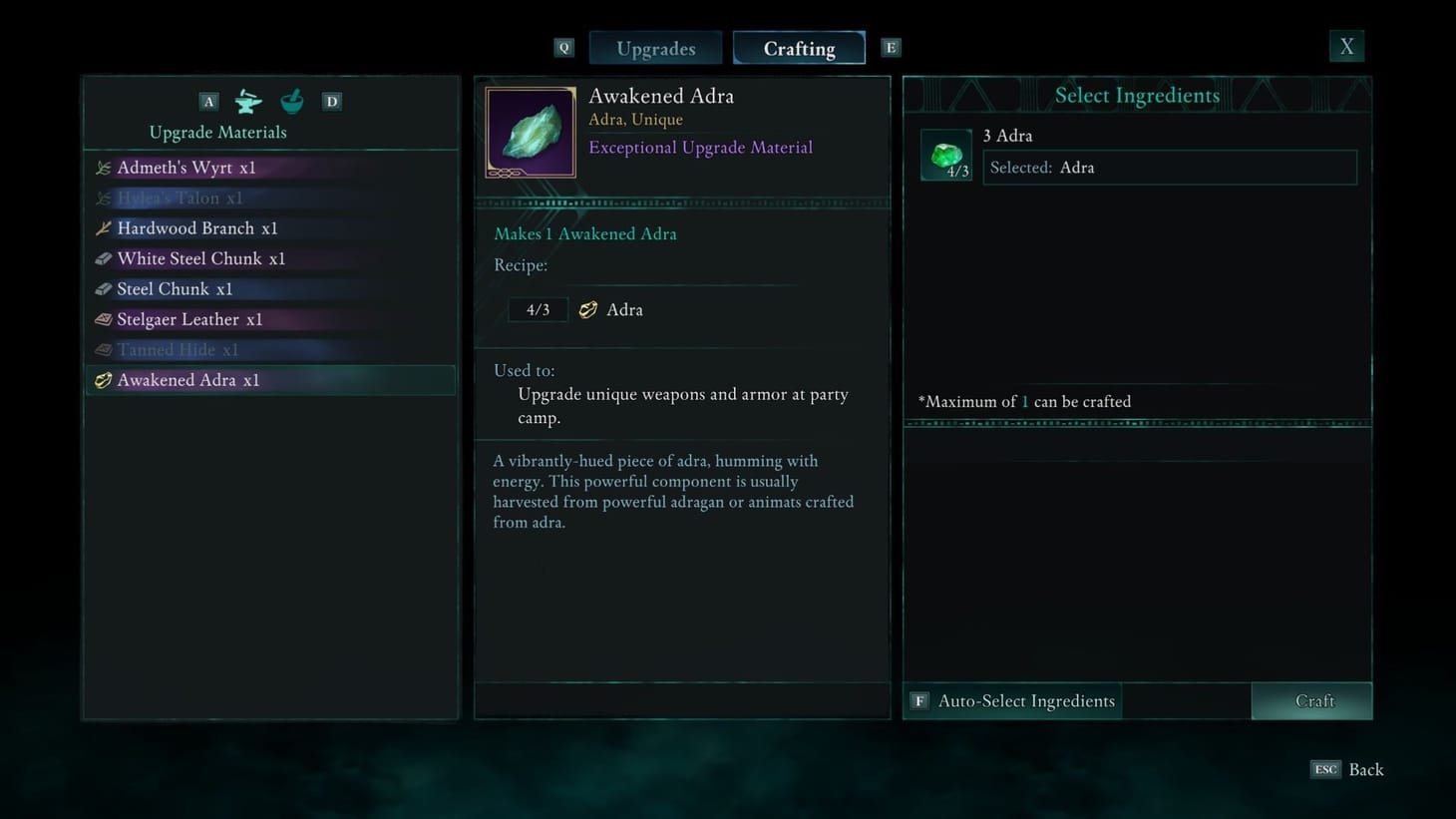 How to upgrade weapons and armor in Avowed