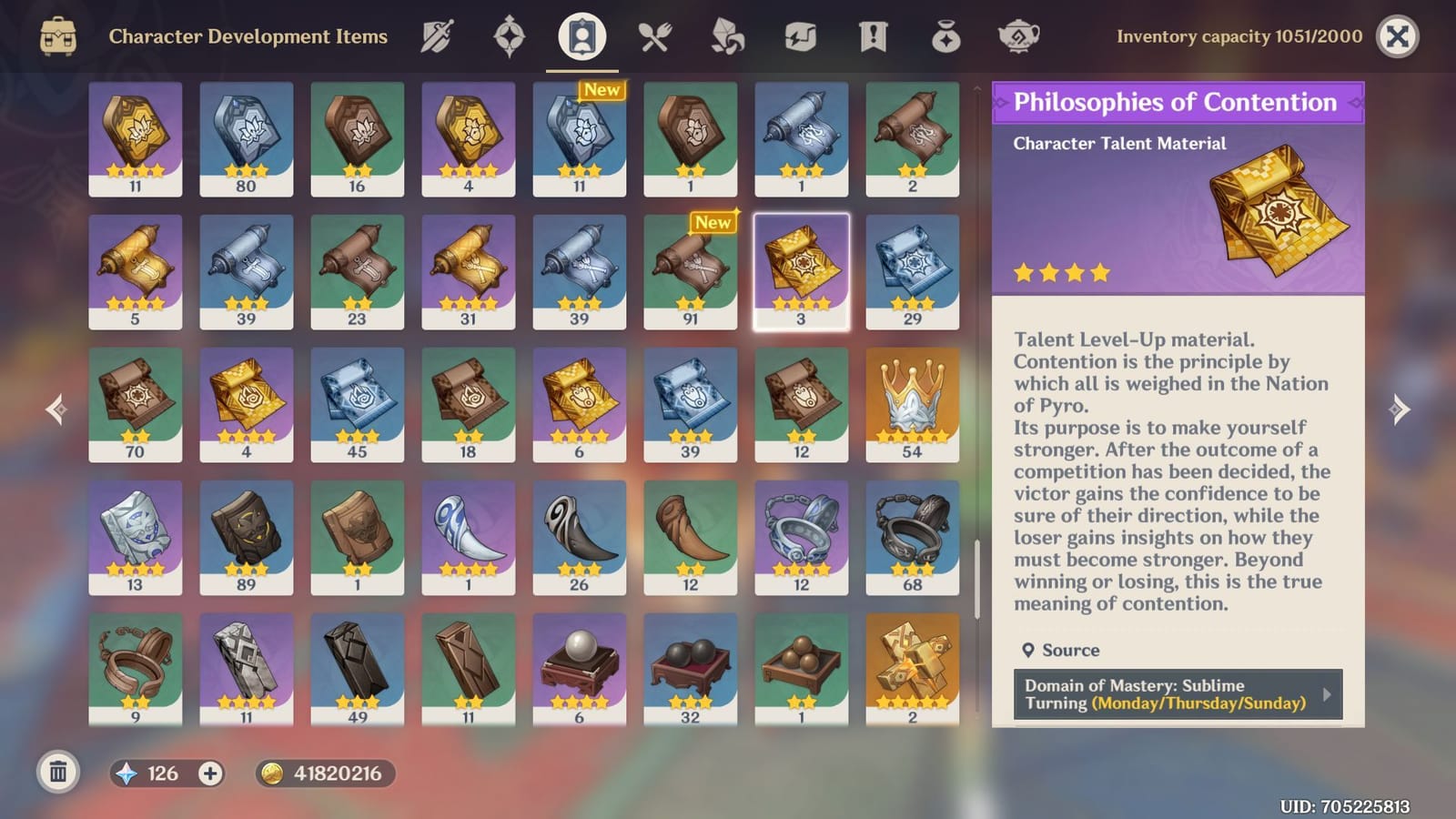 Genshin Impact Iansan ascension materials