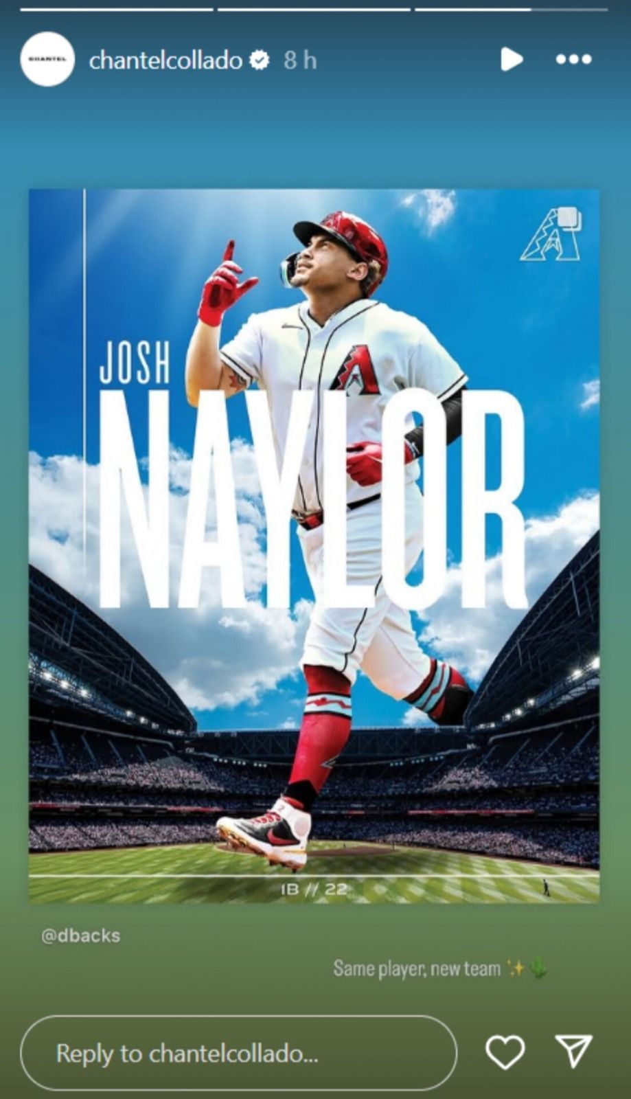 Arizona Diamondbacks' Josh Naylor appreciation bags 4-word reaction ...