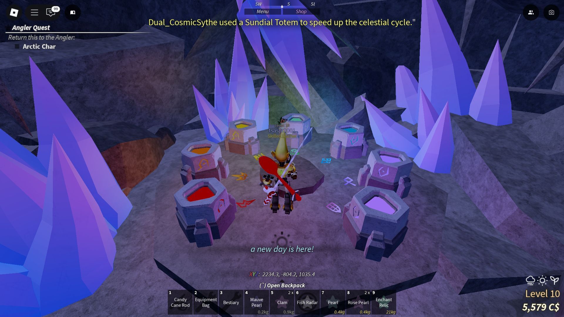 How to get Rod of the Exalted One in Fisch