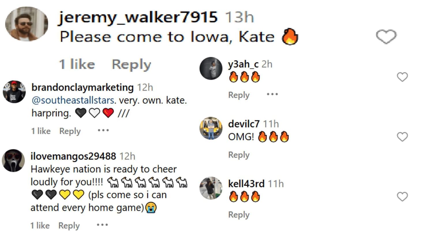 "Please come to Iowa": Hoops fans react as No. 2 2026 prospect Kate ...