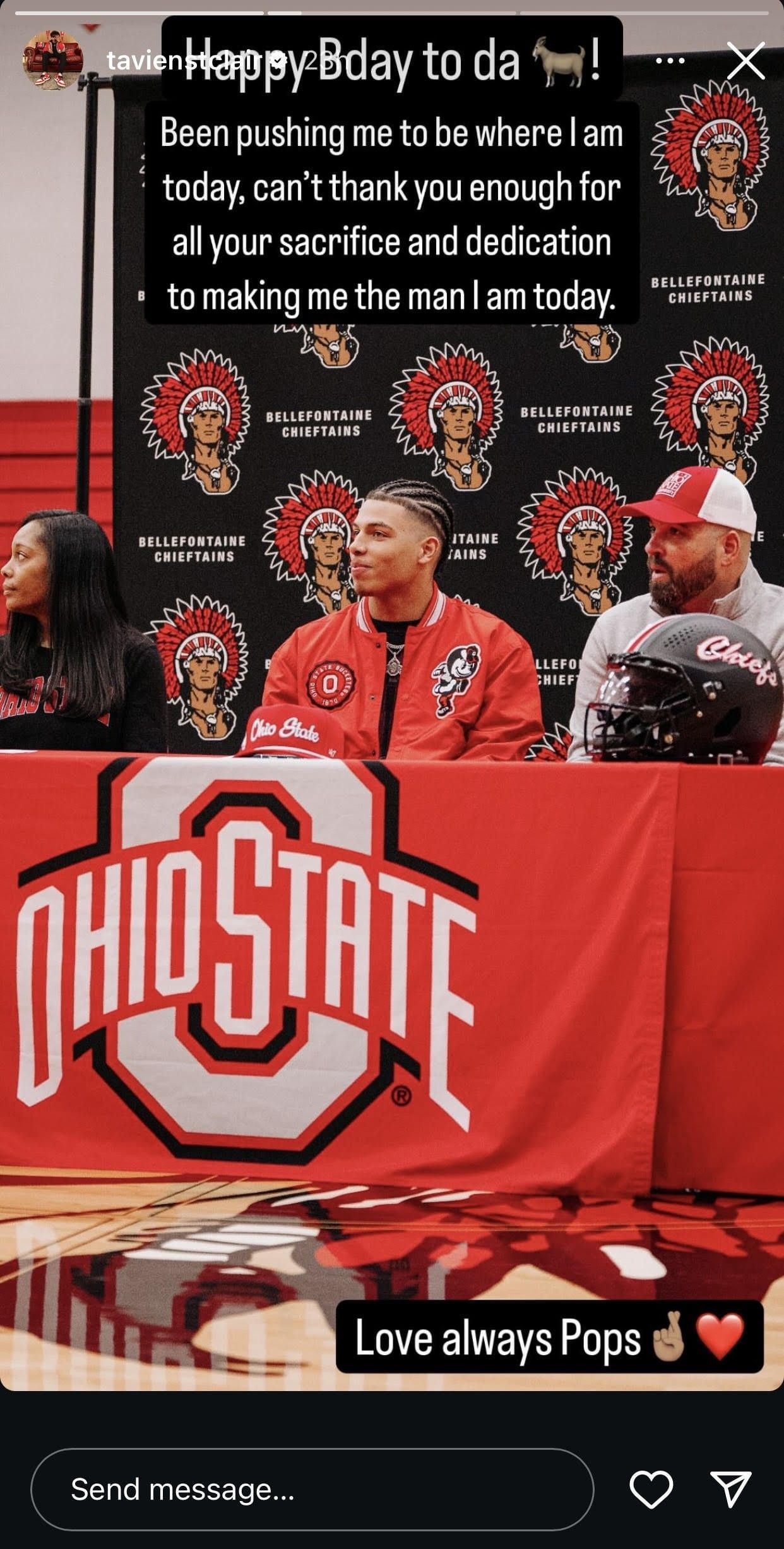 Tavien St. Clair: "Can't thank you enough.": Ohio State enrollee Tavien ...