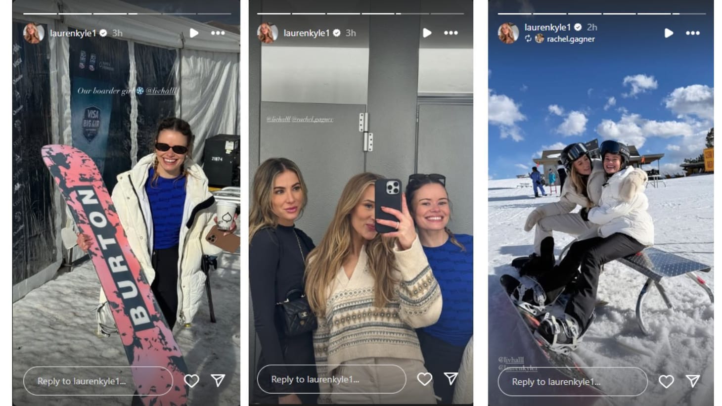 In Photos: Connor McDavid's wife goes snowboarding in snowy Aspen ...