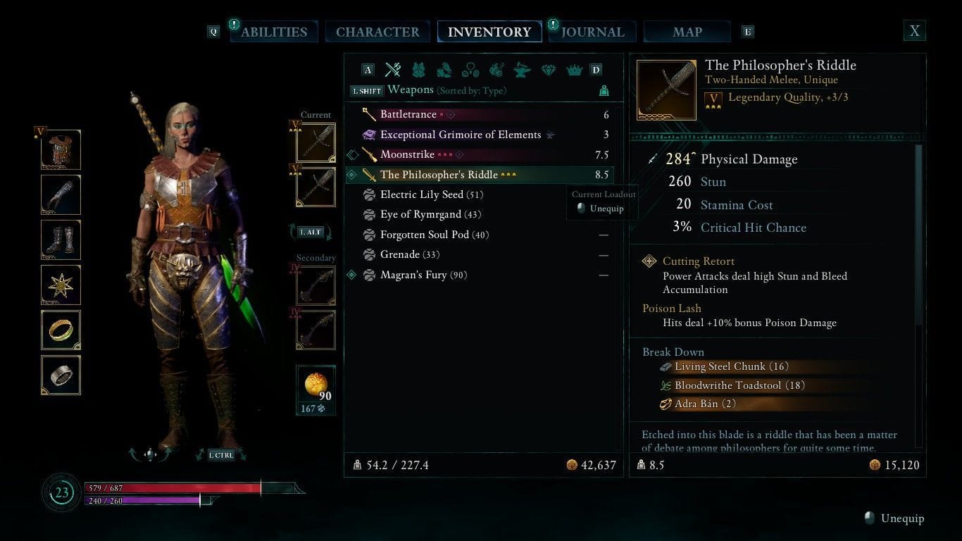 Best Fighter build in Avowed: Skills, stats, equipment, and more