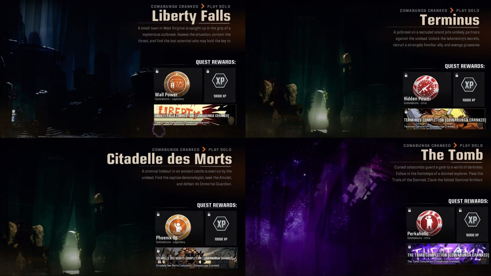 All Black Ops 6 Zombies Cowabunga Cranked LTM Quest rewards and how to ...