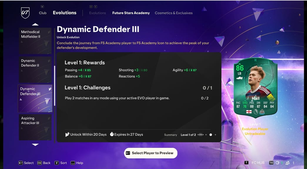 EA FC 25 Dynamic Defender 3 Evolution guide: Best players to use, all ...