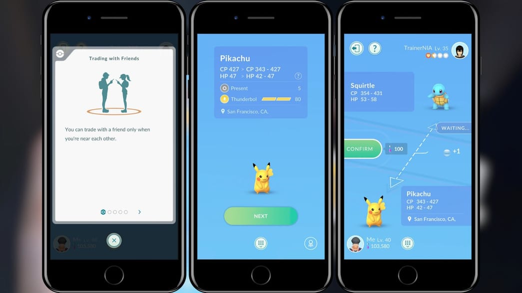 How to trade in Pokemon GO