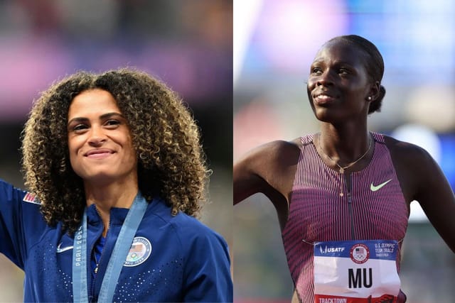 Sydney McLaughlin-Levrone reacts to adorable moment with Athing Mu amid ...