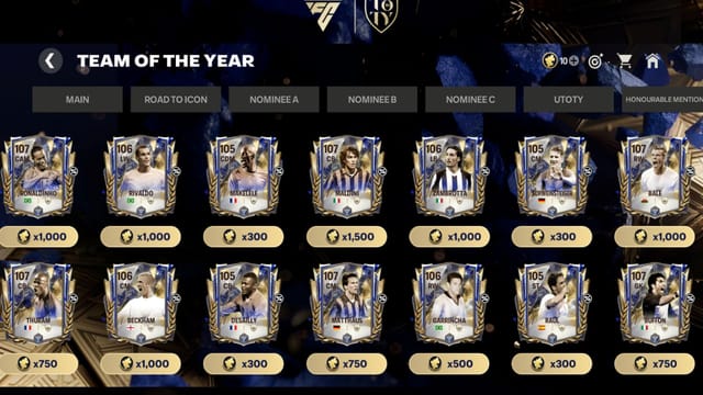 All EA FC Mobile TOTY 25 Shards exchanges, requirements, and Icons for ...