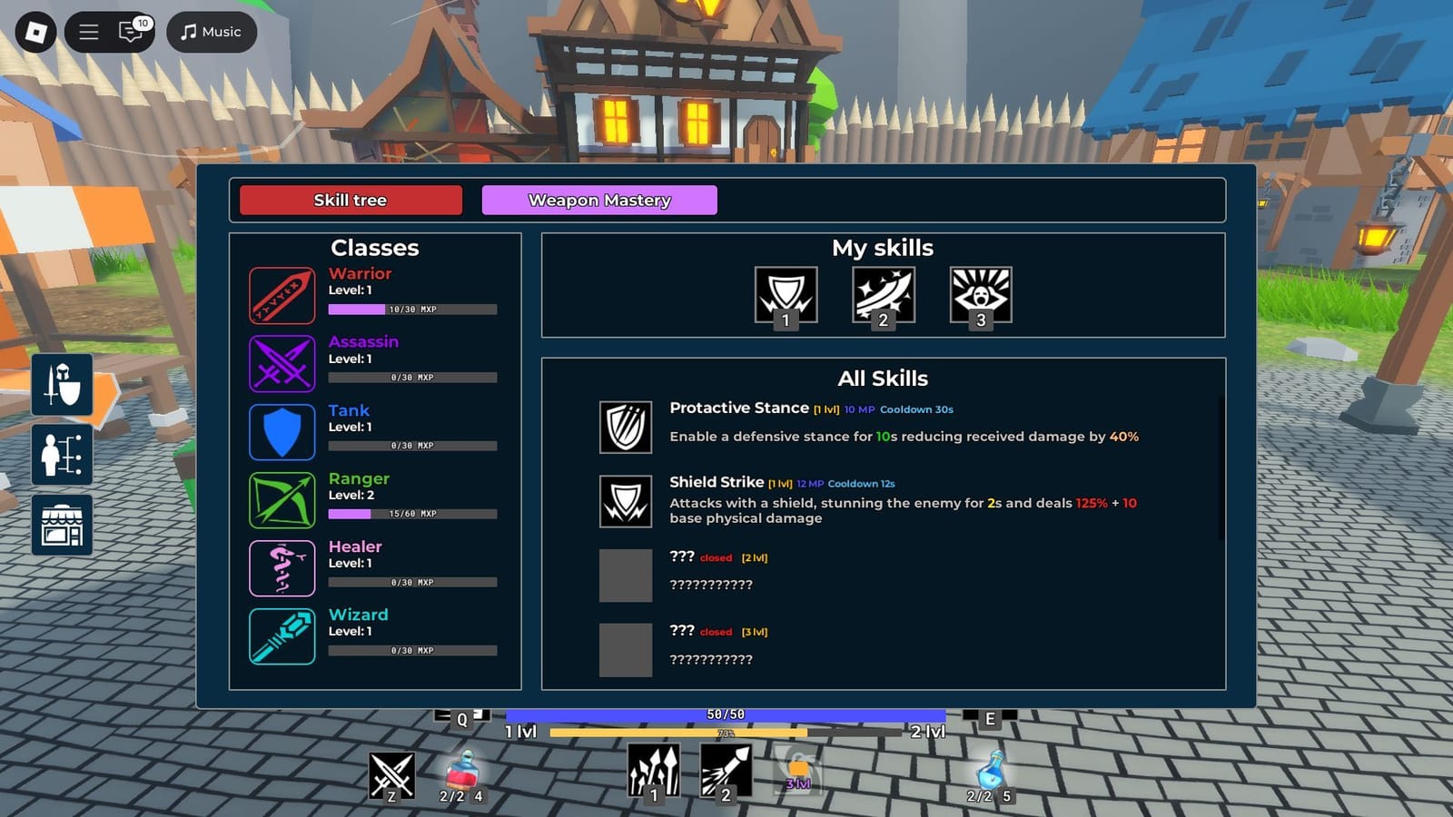 Dungeon Leveling Tank guide