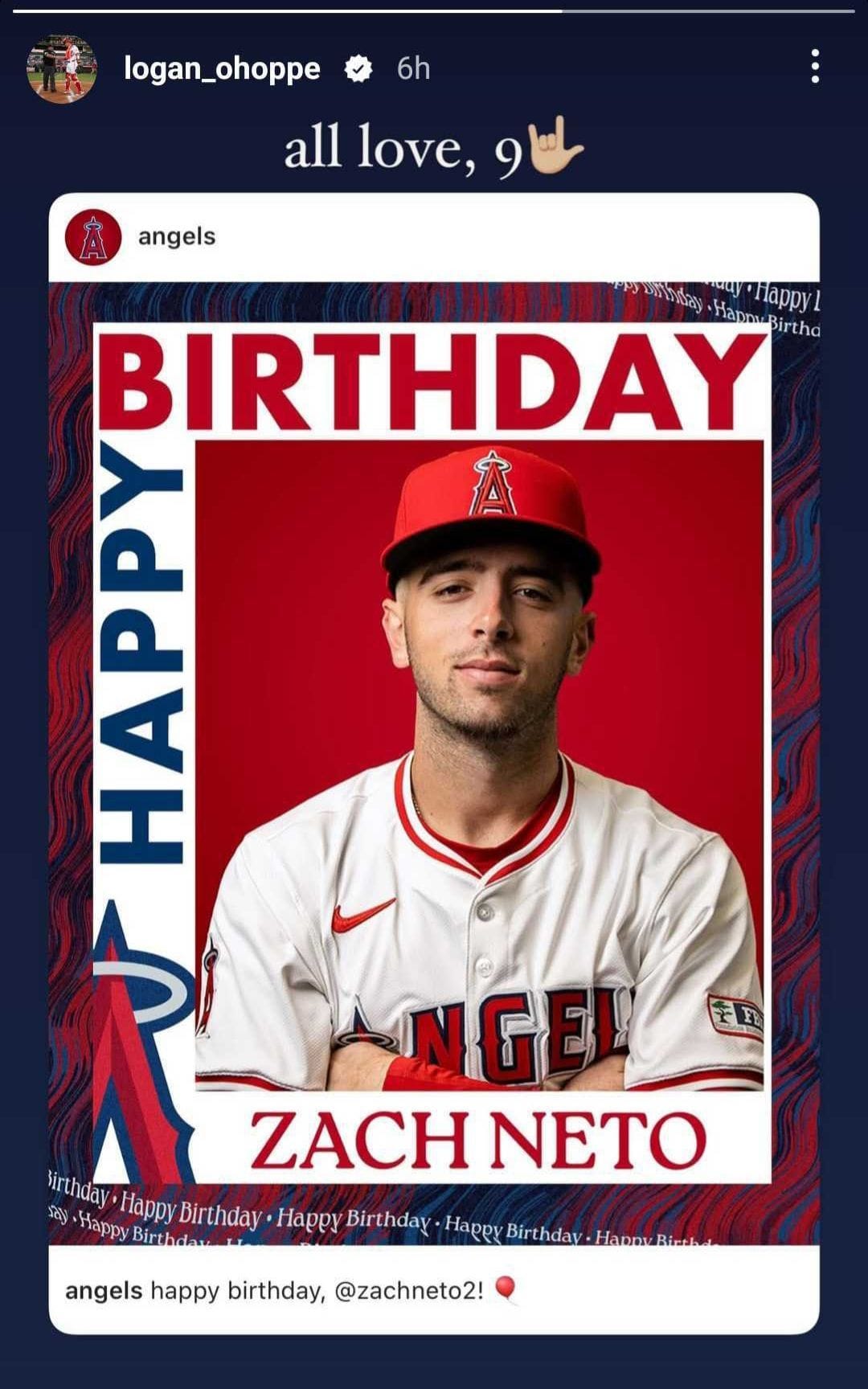 Logan O'Hoppe sends 3-word message to Angels shortstop Zach Neto on his ...